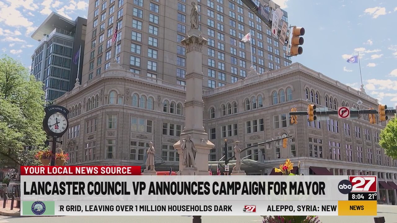 Lancaster council VP announces campaign for mayor – ABC27