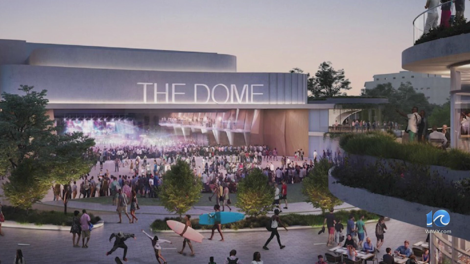 ‘The Dome’ entertainment landscape in VB projected to be completed by ...