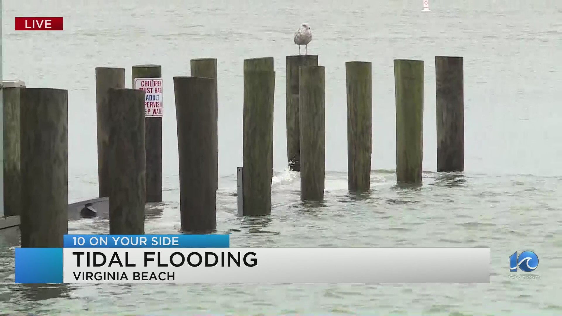 Tidal flooding in Virginia Beach due to coastal storm – WAVY.com