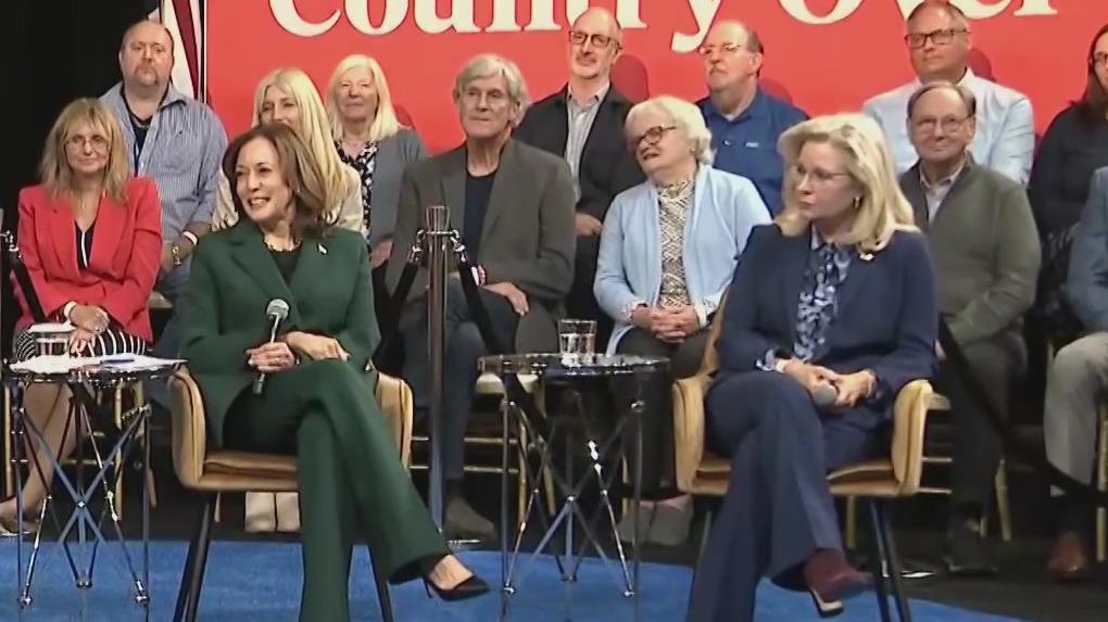 Harris courts undecided voters with Republican help | NewsNation Now ...