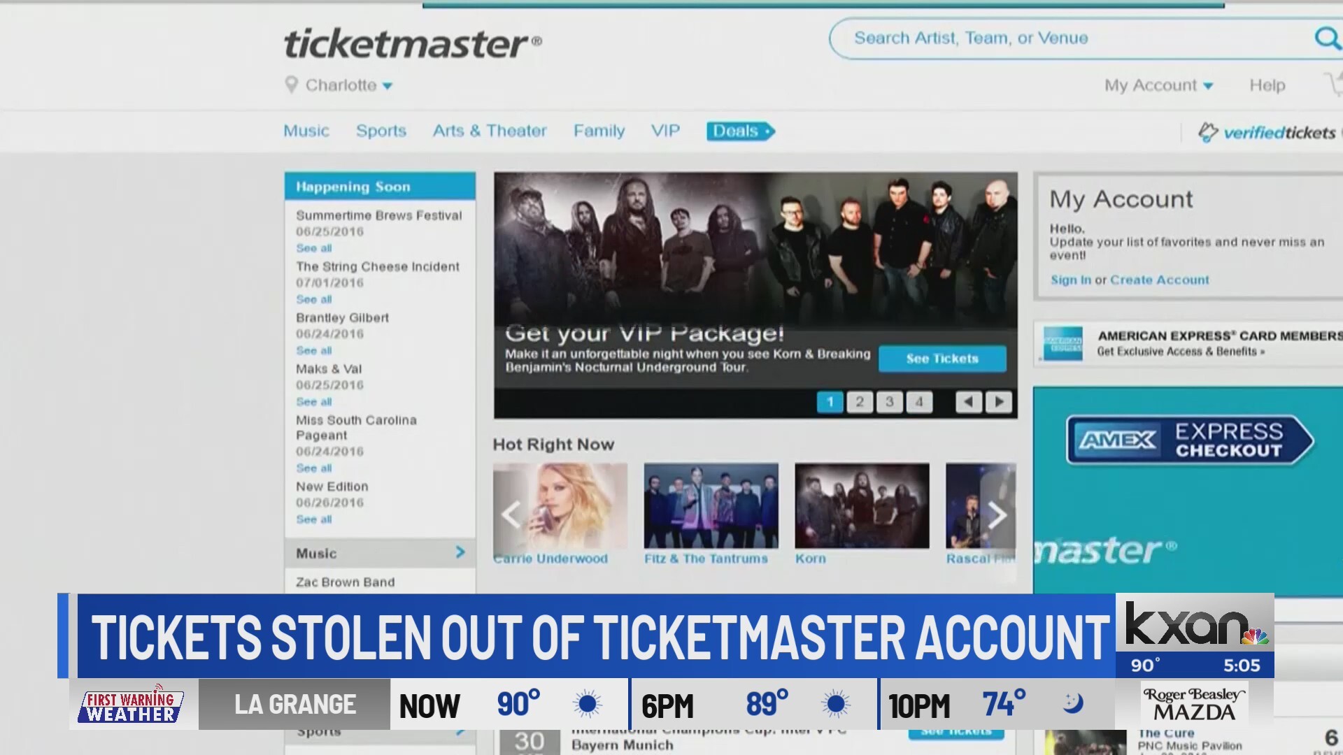 Multiple tickets taken from Austin fan’s Ticketmaster account. Here’s ...