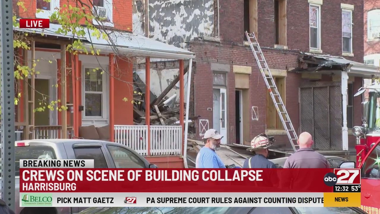 First responders at scene of Harrisburg building collapse – PAhomepage.com