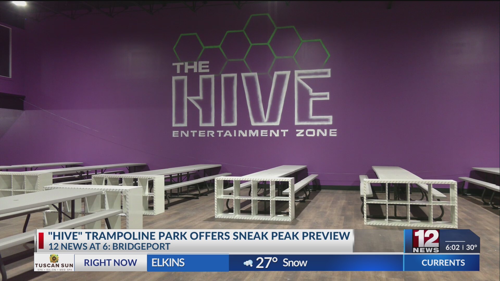 Hive Entertainment Zone trampoline park offers sneak peak – WBOY.com