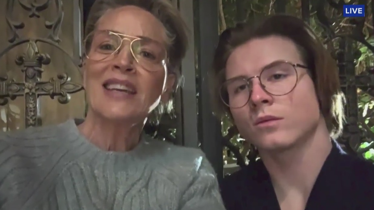 Actress Sharon Stone working to support LA fire victims | Banfield ...