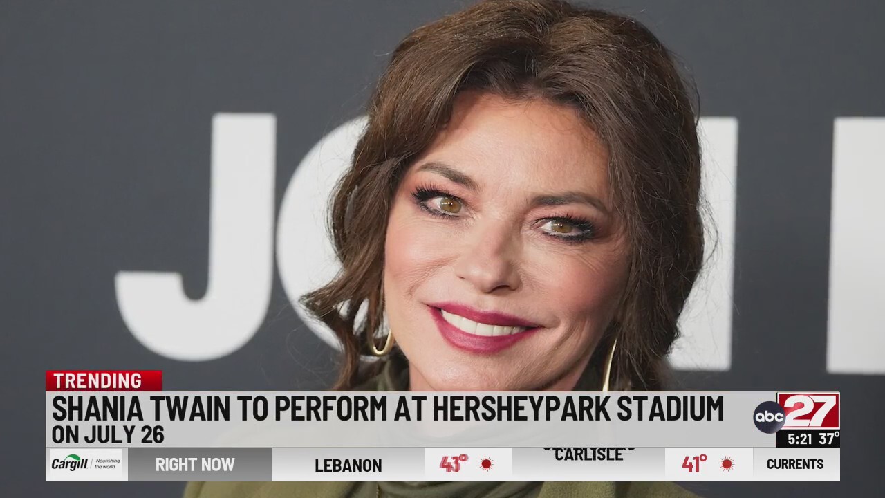 Shania Twain coming to Hershey in 2025 – ABC27