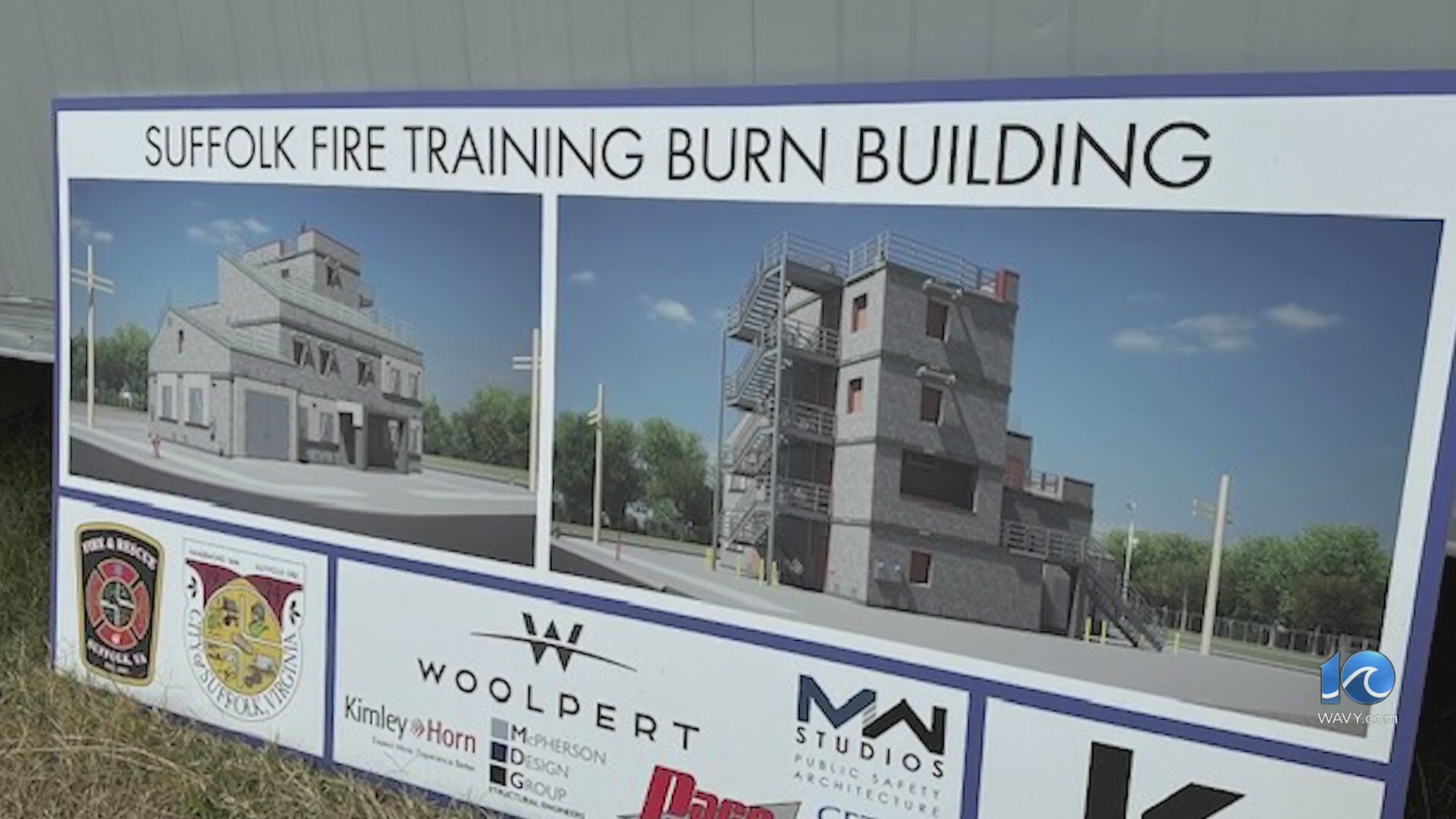 Construction begins on Suffolk’s first burn building – WAVY.com