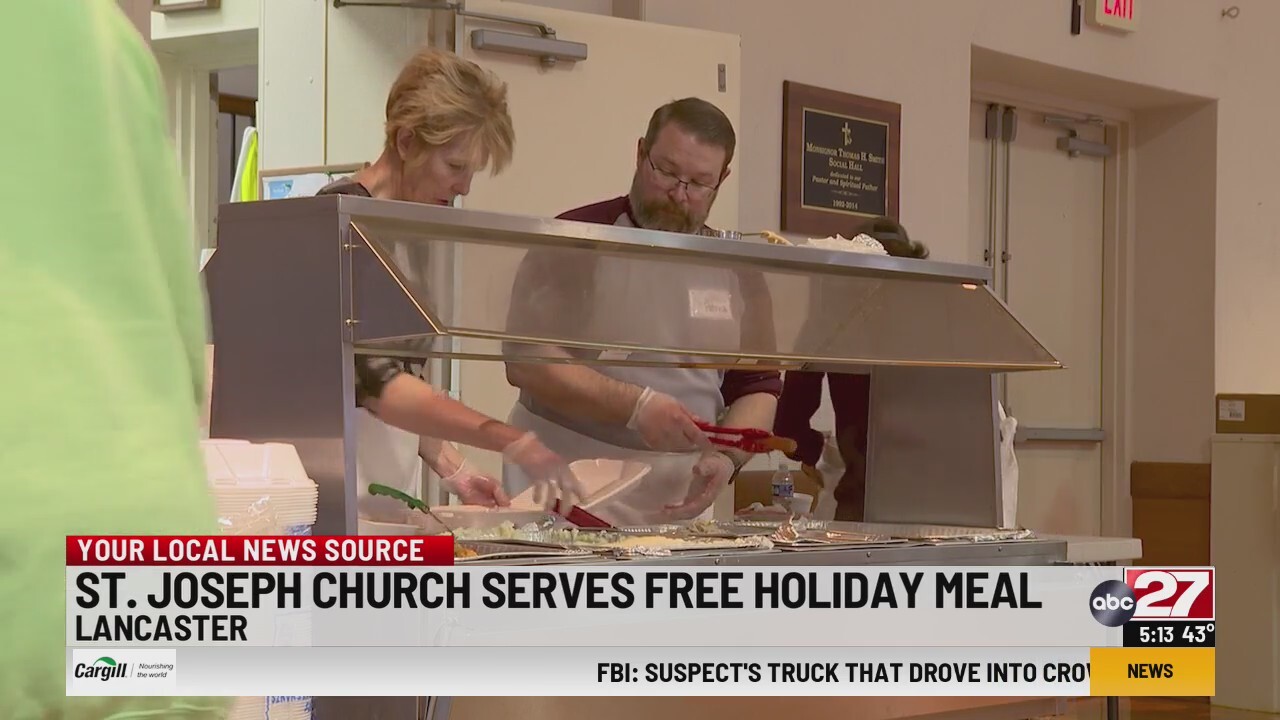 Saint Joseph Church serves free holiday meal – ABC27
