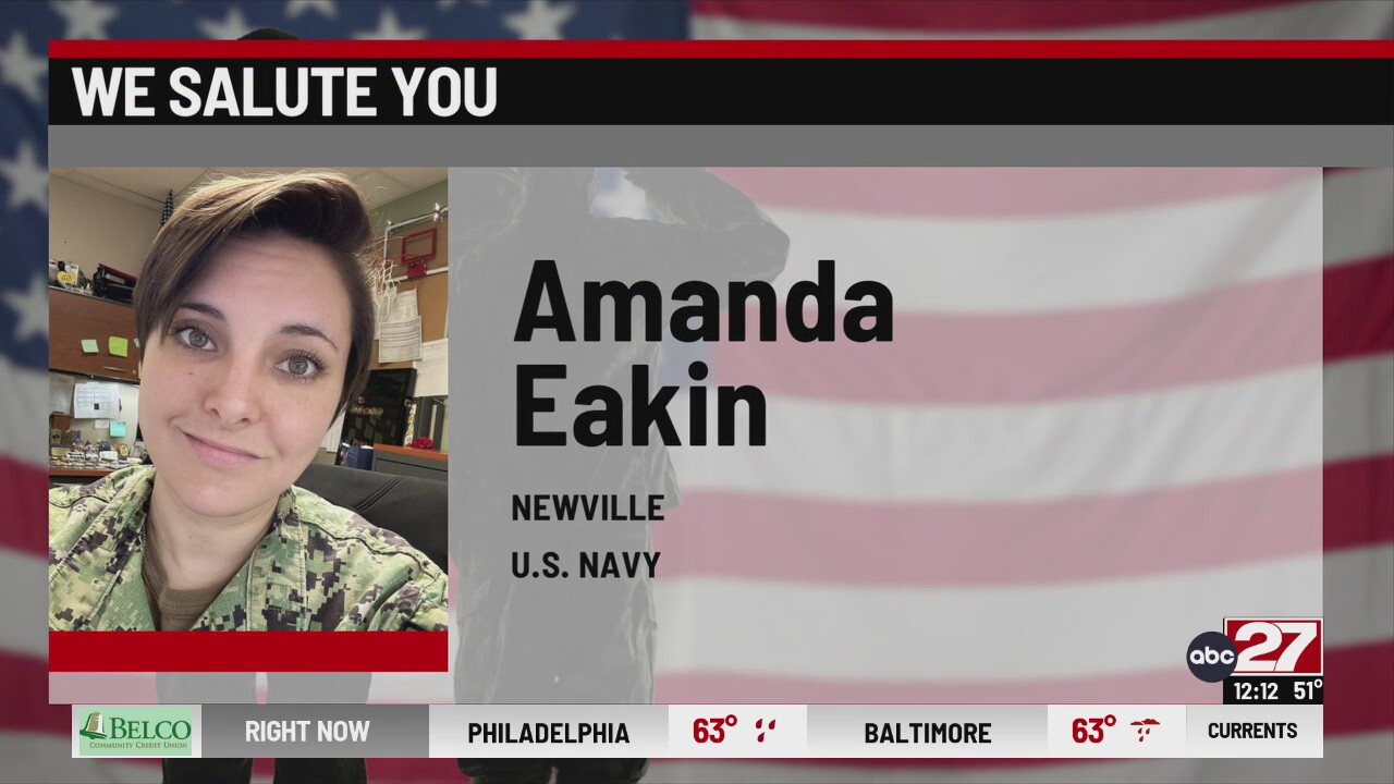 We Salute You: Amanda Eakin – ABC27