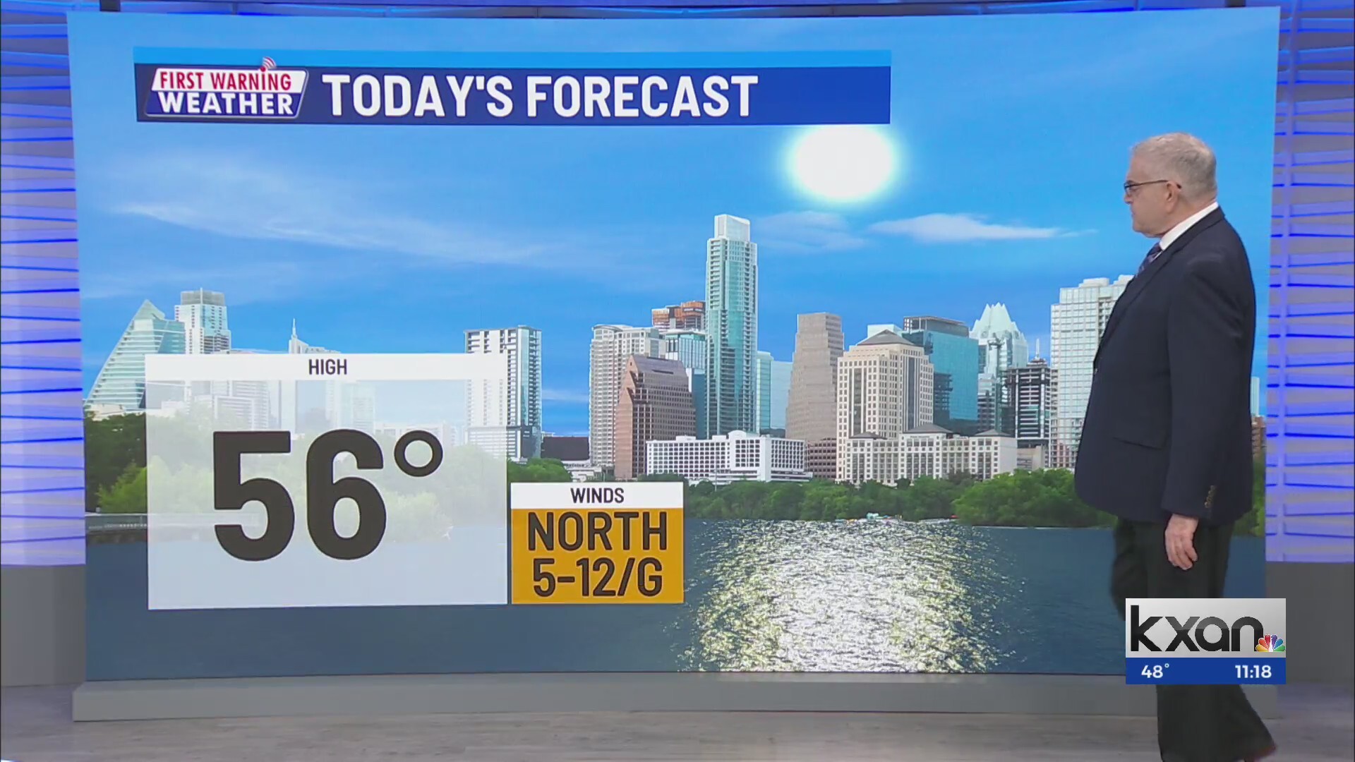 KXAN First Warning Weather Afternoon Forecast with Meteorologist Rich ...