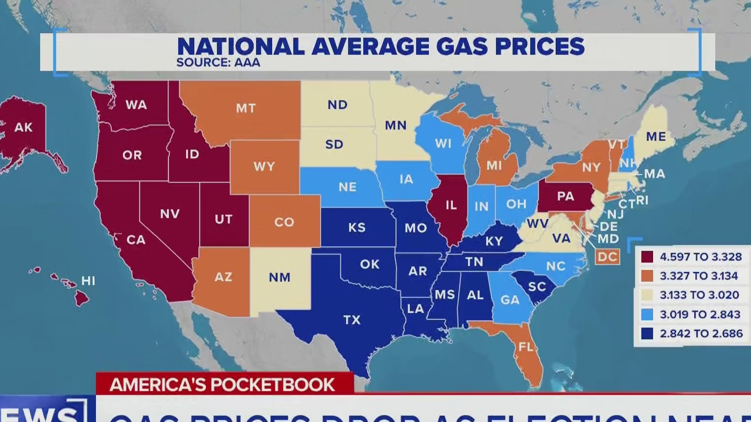 Gas prices drop as election nears | Morning in America – NewsNation
