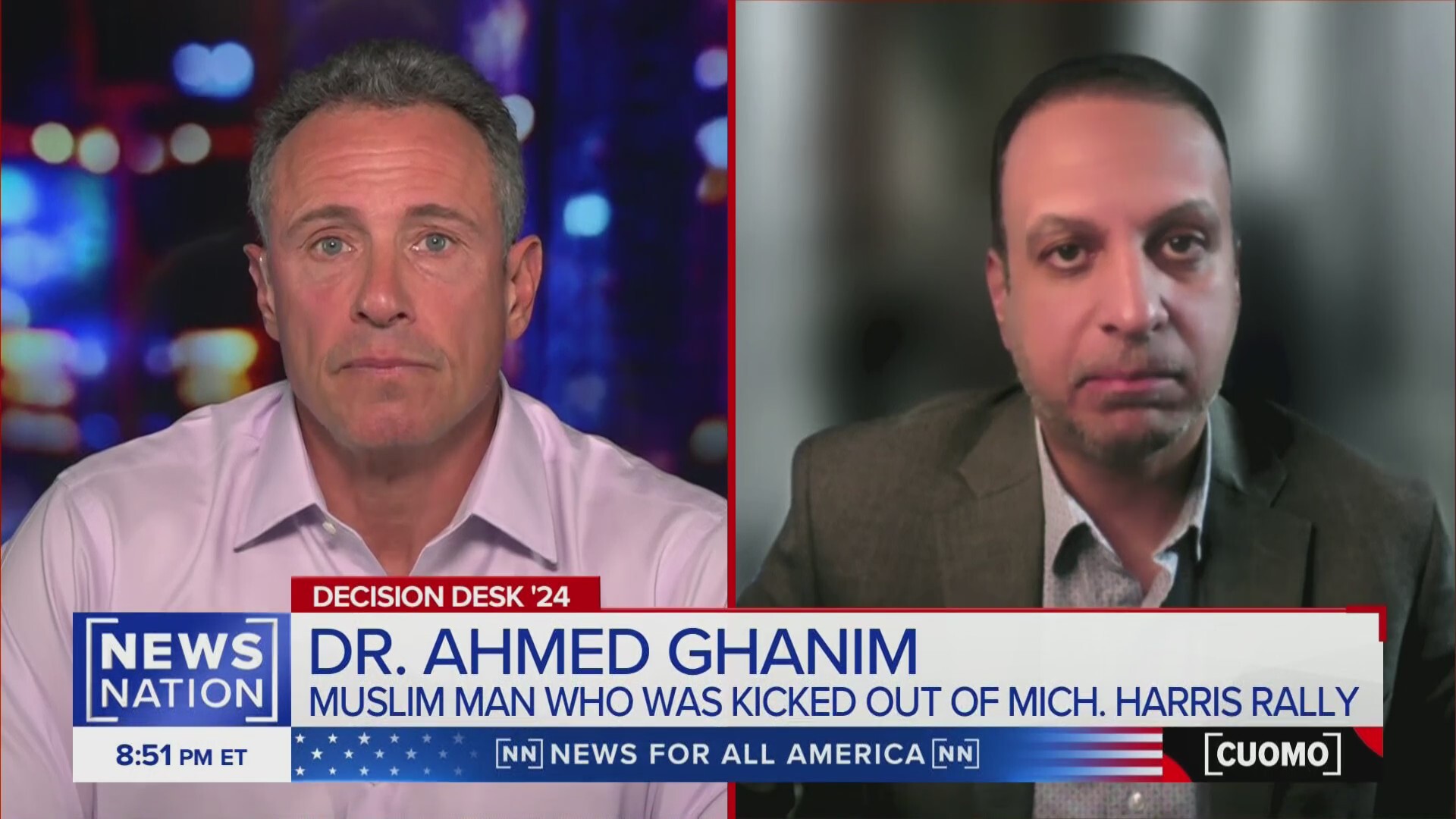 Michigan Muslim removed from Harris rally, not sure why | Cuomo ...