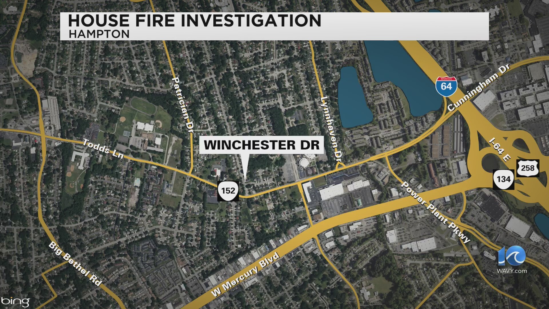 Hampton firefighters extinguish house fire on Winchester Drive, no ...