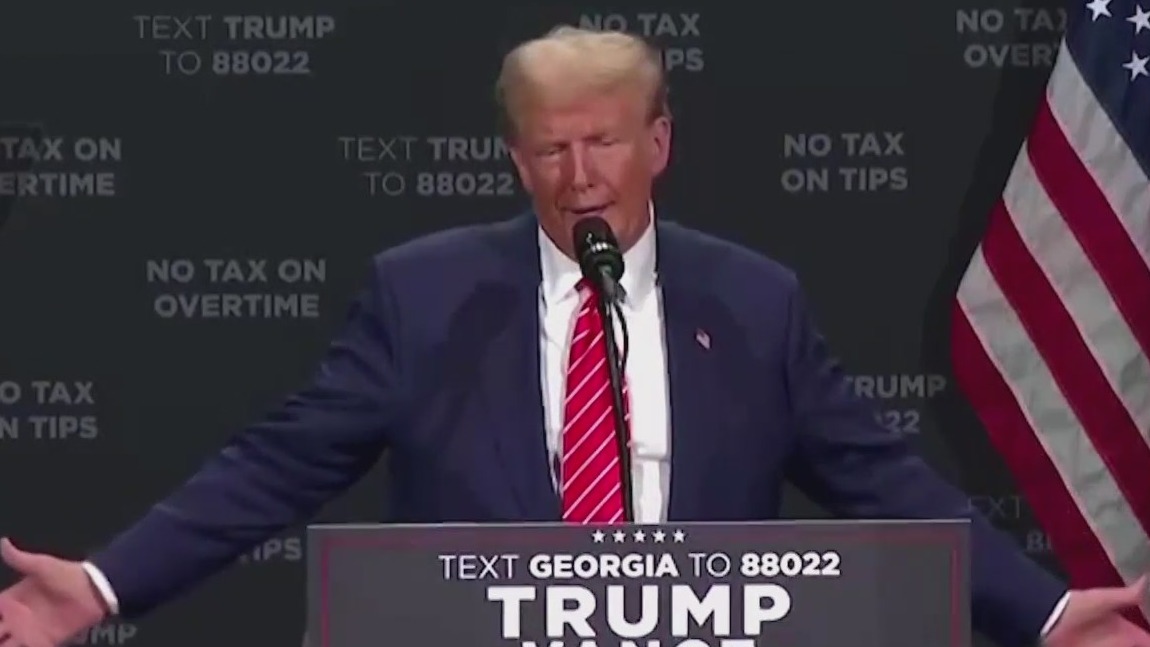 Trump visits Georgia as state sees record early voting | NewsNation Now ...
