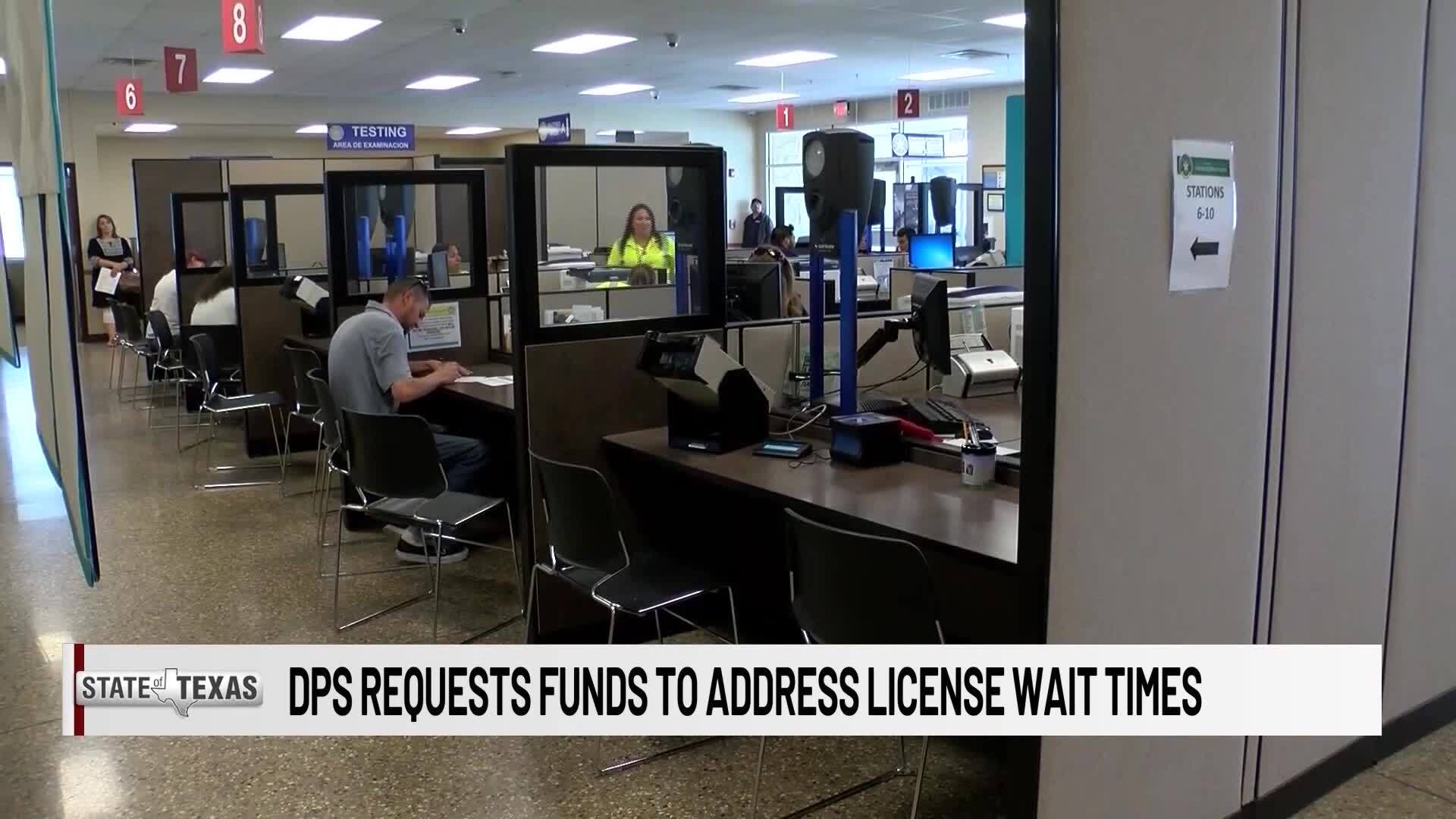 State of Texas: DPS requests funding for driver license service ...